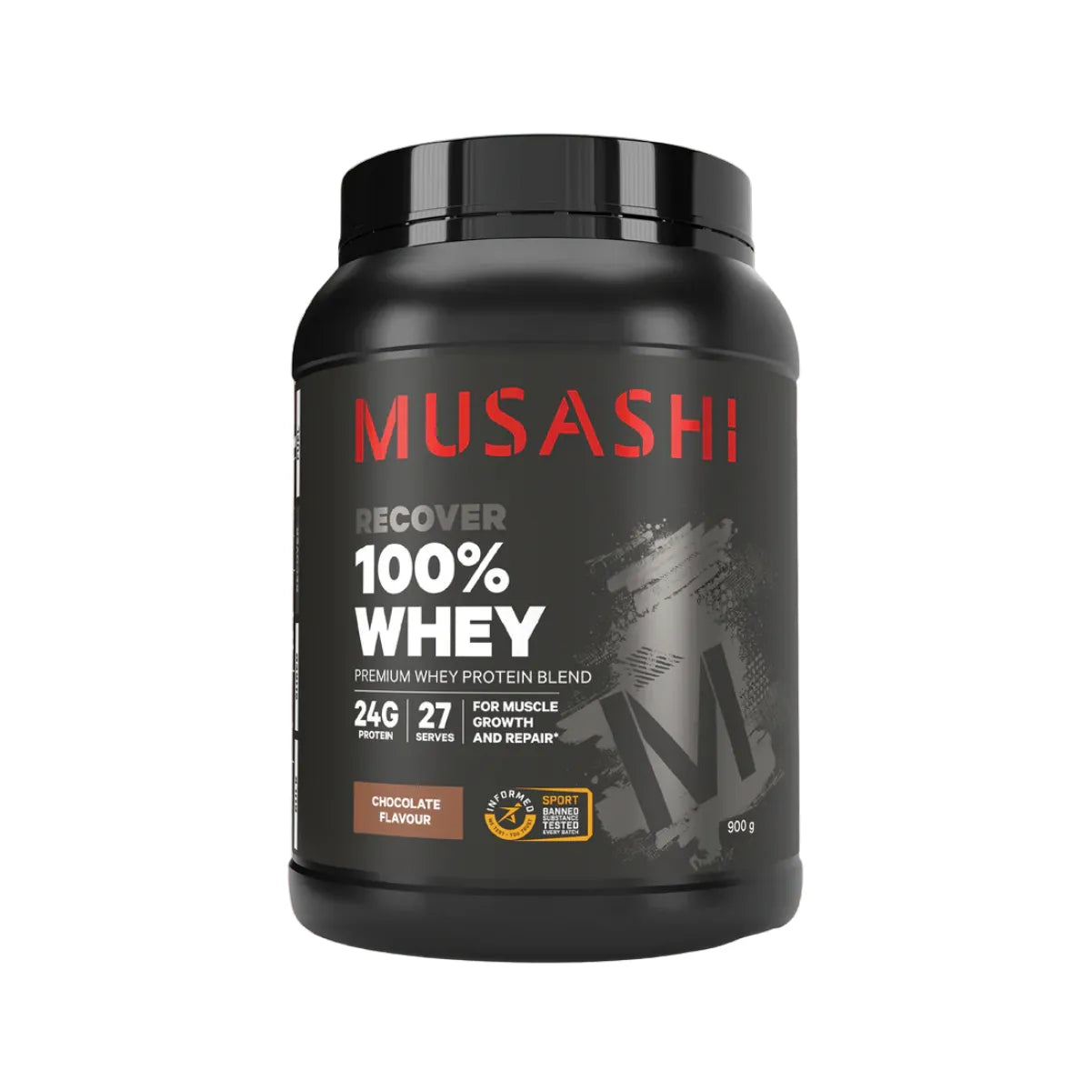 Musashi 100% Whey Protein Powder Chocolate (900g) – 360activ