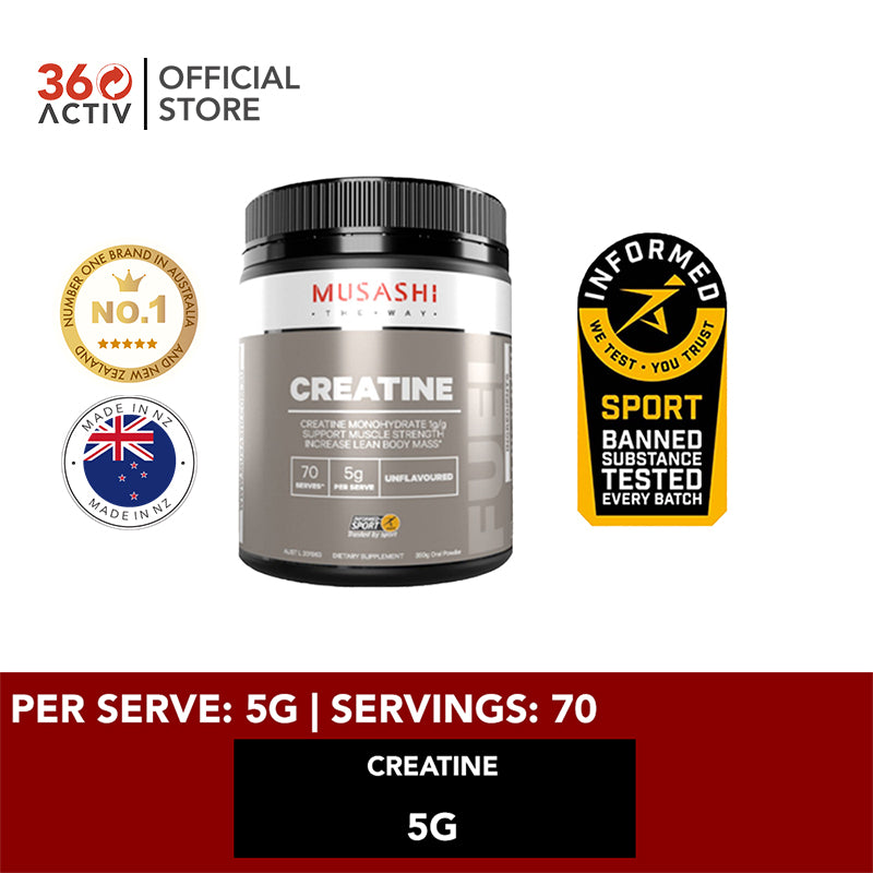 Musashi Creatine (Micronized) 350g – 360activ